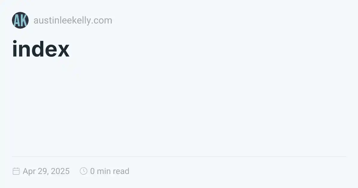 index [austinleekelly.com]